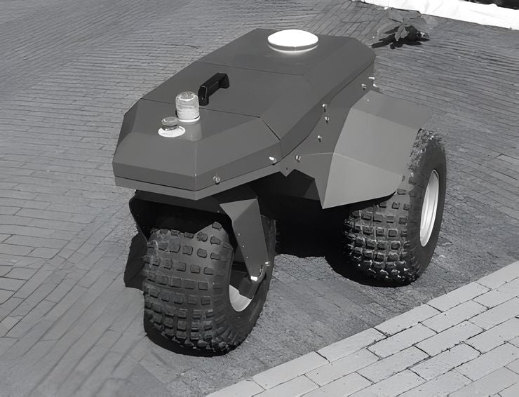 TurfTroniq SmartRake: Zero emission robotic bunker rake – Positioned